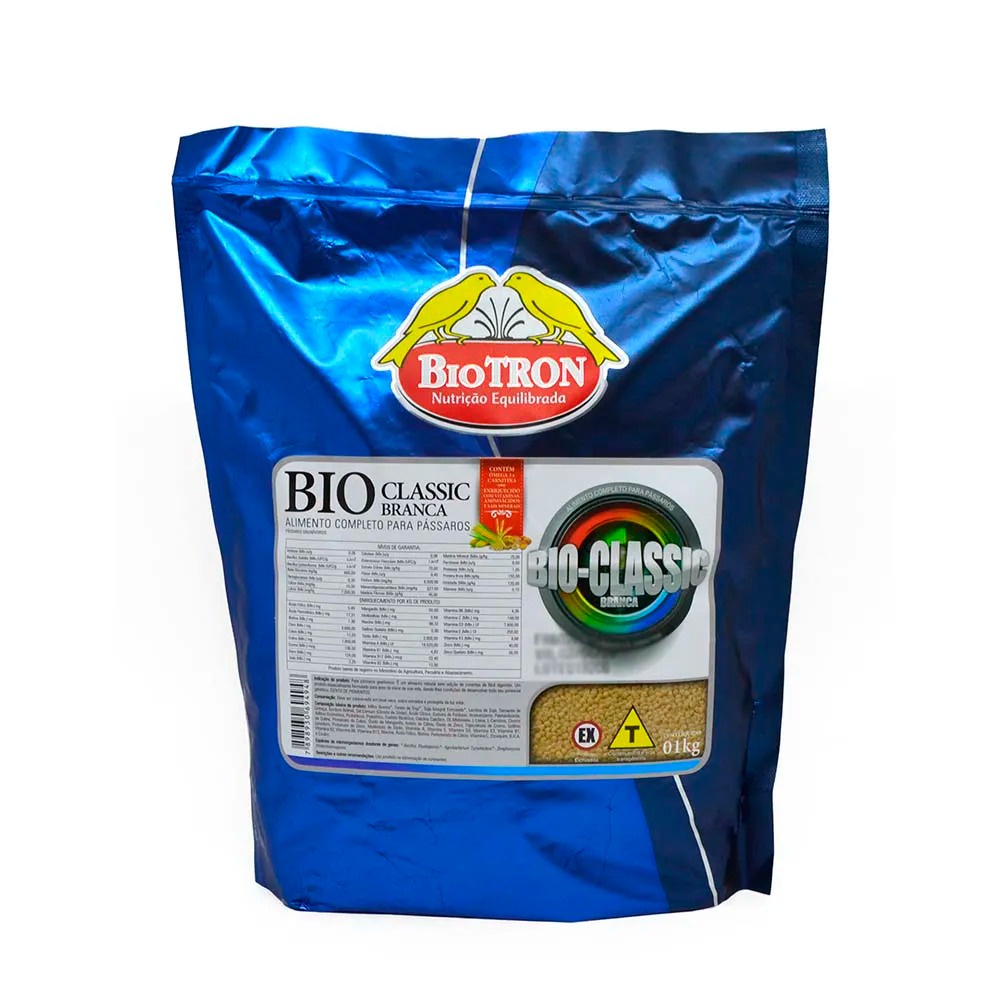 BIO CLASSIC BRANCA BIOTRON(1Kg) EXTRUSADA | Shopee Brasil