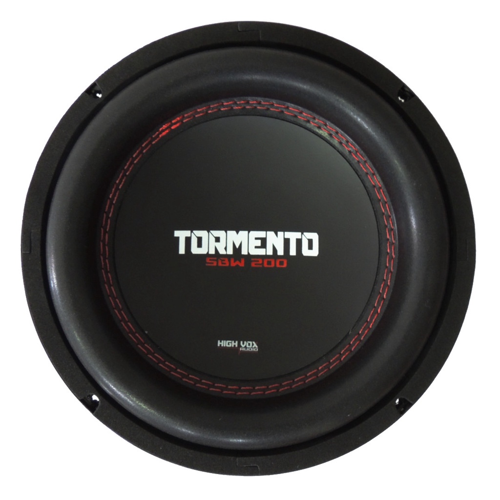 Alto Falante subwoofer 8 polegadas Tormento SBW 200W Bobina Simples 4 ...