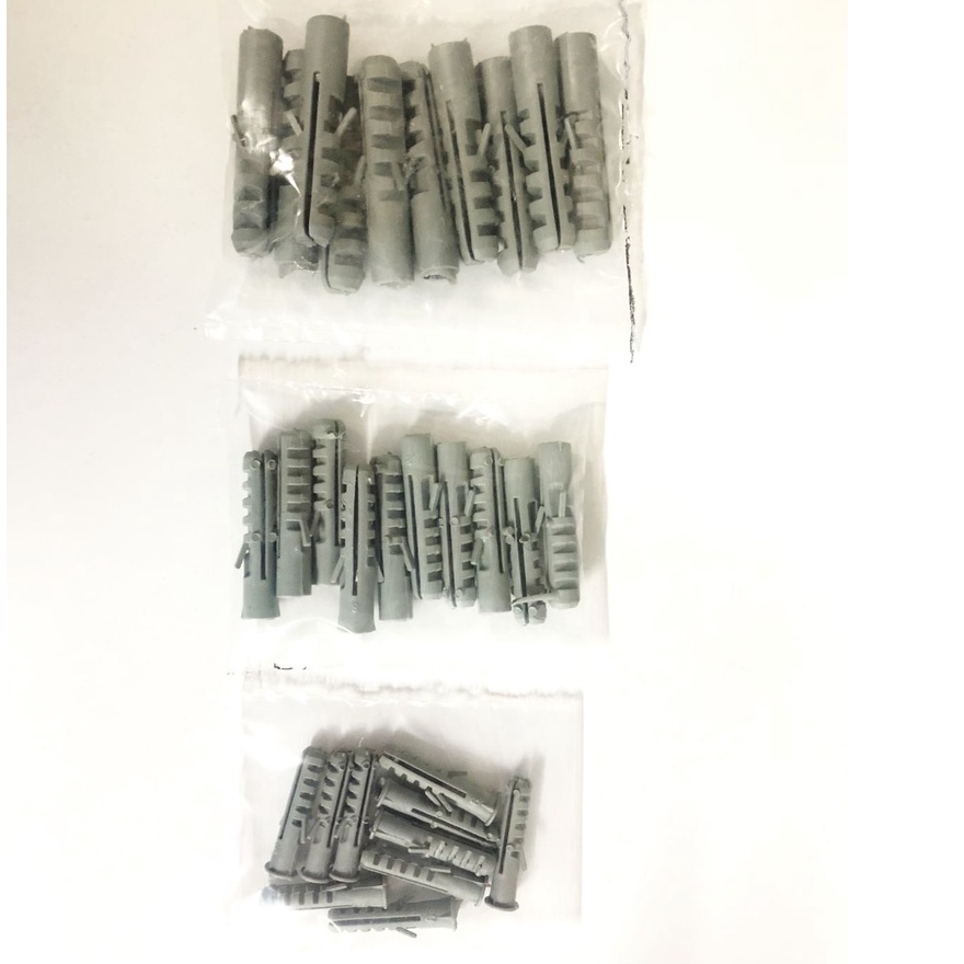 Bucha Para Parede Concreto Alvenaria 6mm 8mm 10mm Kit 10 PeÇas