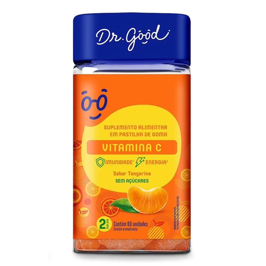 Vitamina C Em Gomas Sabor Tangerina - Fini Dr Good | Shopee Brasil