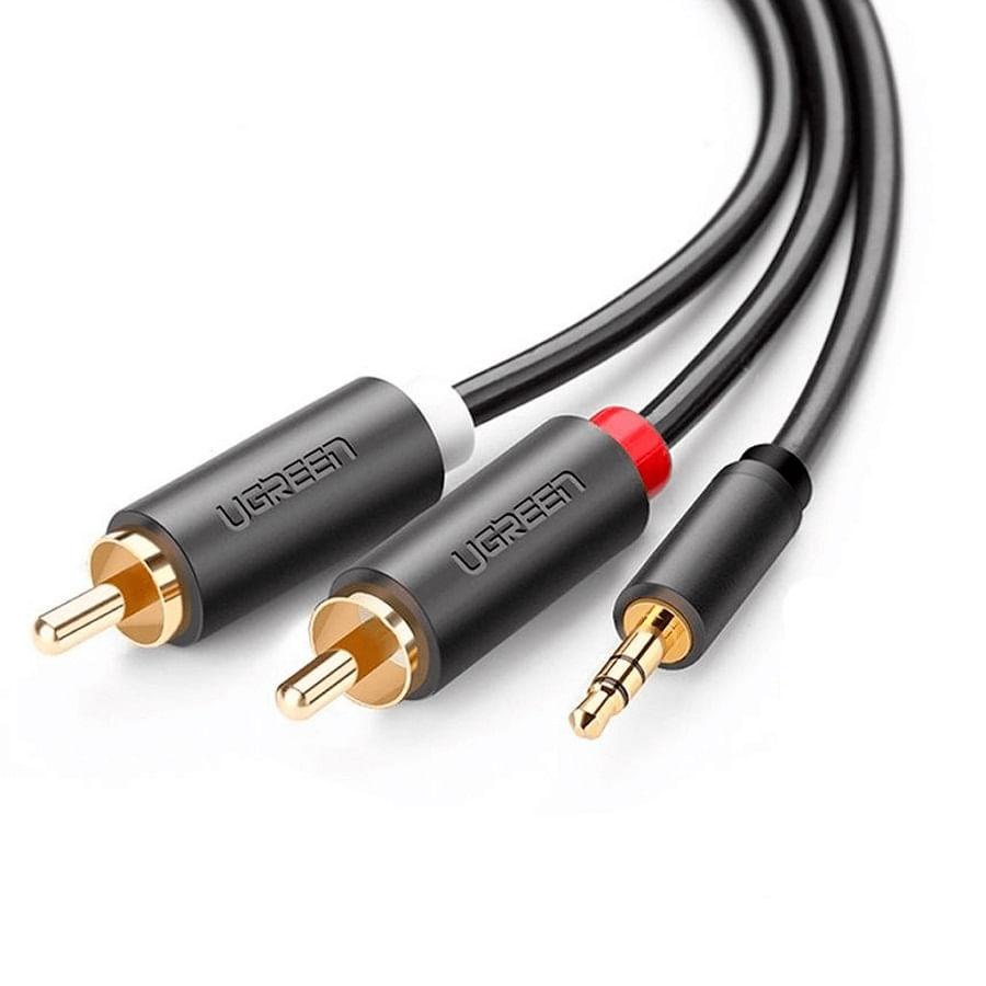 Cabo de Audio P2/RCA Macho 1.5M AV102 - Ugreen | Shopee Brasil