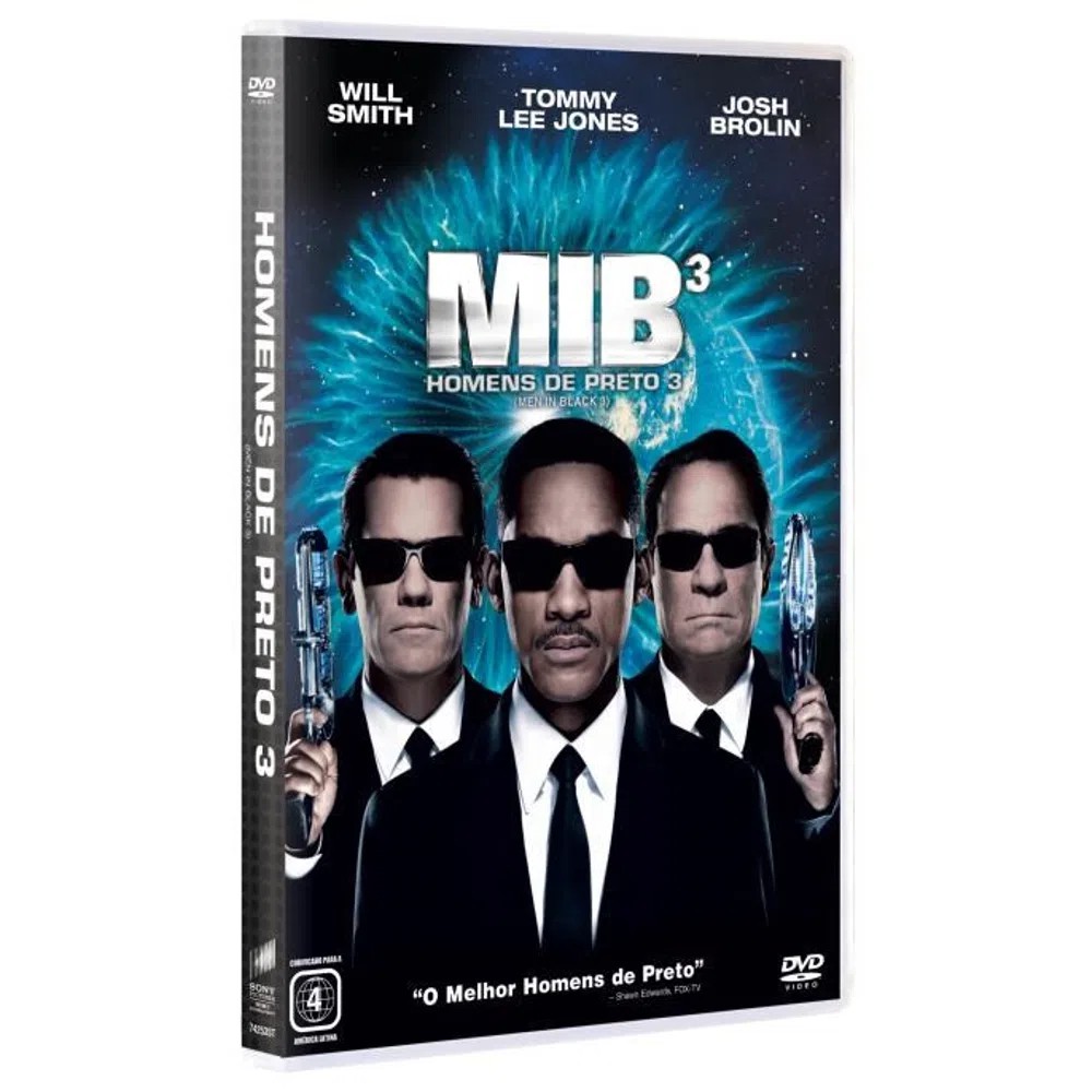 Dvd: MIB: Homens de Preto 3 - Original e Lacrado | Shopee Brasil
