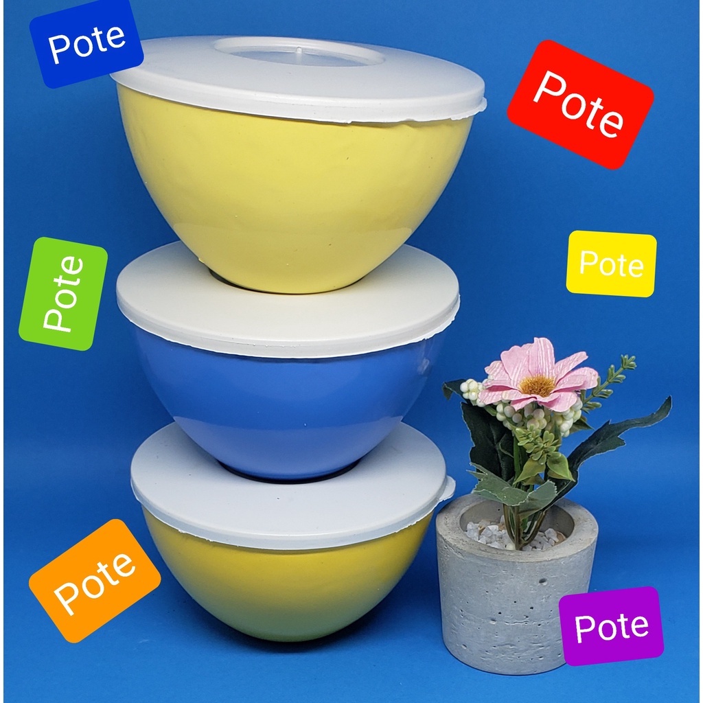Pote Mini Tacho com tampa 750 ml | Shopee Brasil