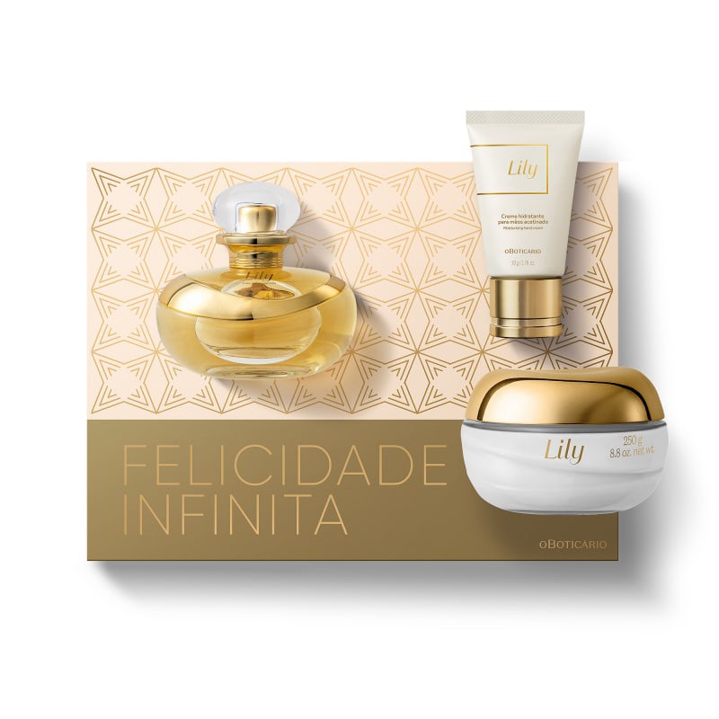 Kit Presente de Natal Lily Premium Tradicional (4 itens) | Shopee Brasil