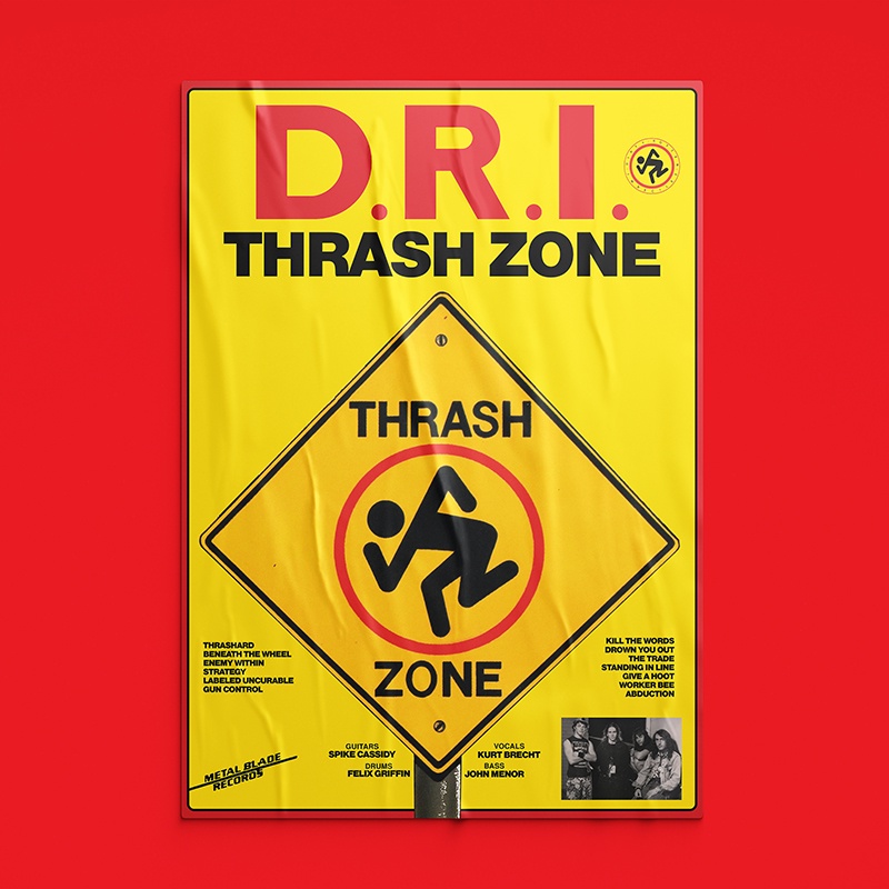 Poster D.R.I. - Thrash Zone / Tamanho A3 | Shopee Brasil