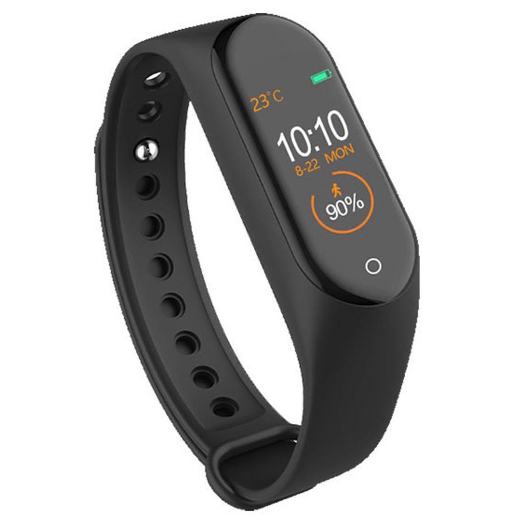 Relógio Inteligente Smart Band Pulso Batimento Passômetro M4 | Shopee ...