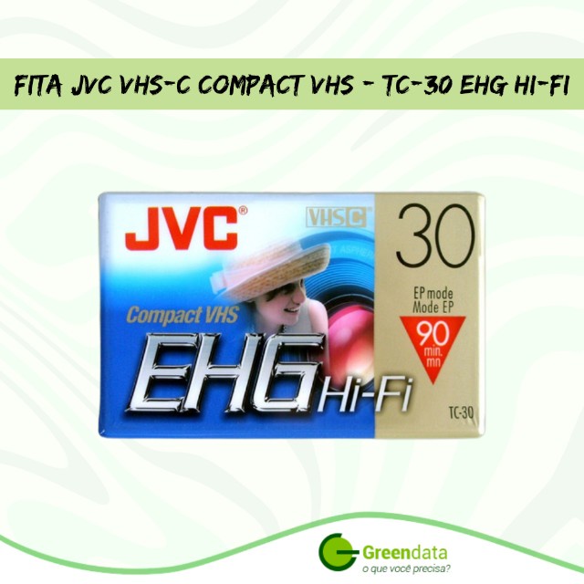 Fita jvc compact ehg hi-fi - vhs tc-30 Ehgdu | Shopee Brasil