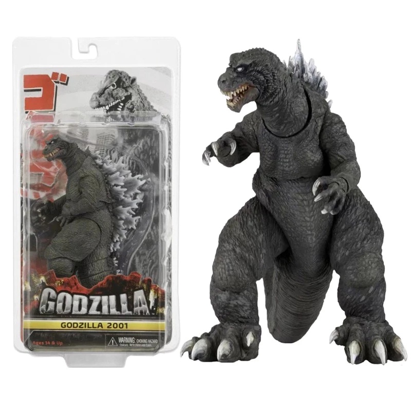 Neca Godzilla 2001 Monstro Filme Pvc Action Figure Collectible Modelo ...