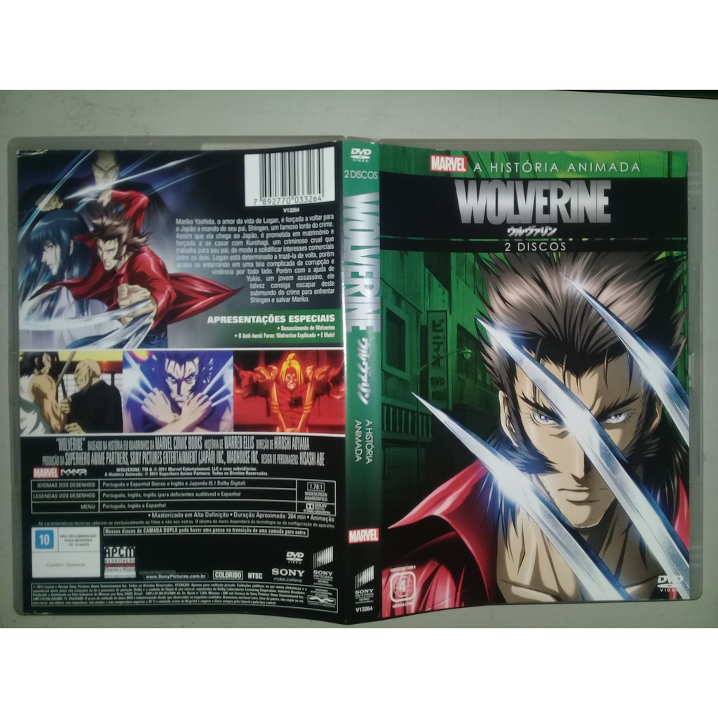 Dvd Original - Desenho - Wolverine | Shopee Brasil