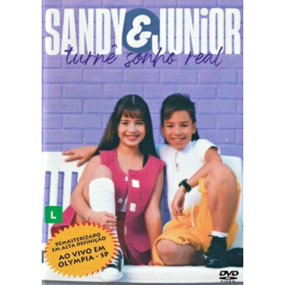 DVD: Sandy e Junior - Turnê Sonho Real [Remaster] | Shopee Brasil