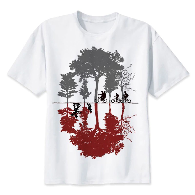 Camiseta Algodão Unissex Stranger Things Upside Down Friends | Shopee ...