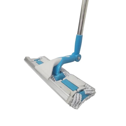 Rodo Mop P/ Pano De Chão 2 Refil Microfibra Cabo Articulável | Shopee ...