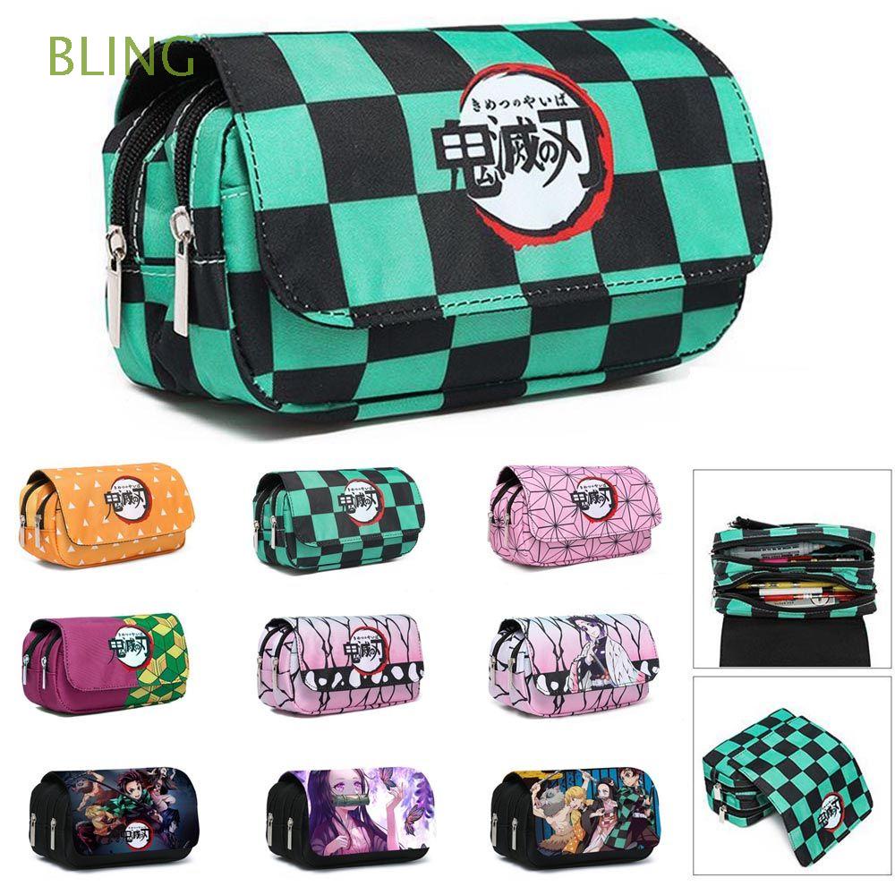 BLING Demon Slayer Kimetsu No Yaiba Suporte De Papelaria Fofo De Volta ...