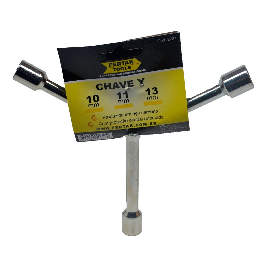 Chave Y Com 3 pontas - Fertak - 10 11 e 13 | Shopee Brasil