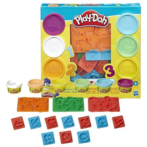 Massinha De Modelar Play-doh Números E8533 - Hasbro | Shopee Brasil