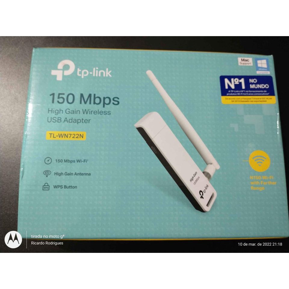Adaptador TP-Link Wireless USB TL-WN721N 150Mbps | Shopee Brasil