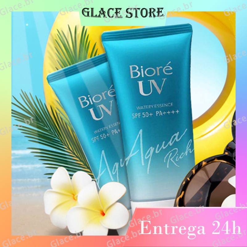 Biore Protetor Solar Uv Aqua Rich Watery Gel Spf50 Hidratante Unissex ...