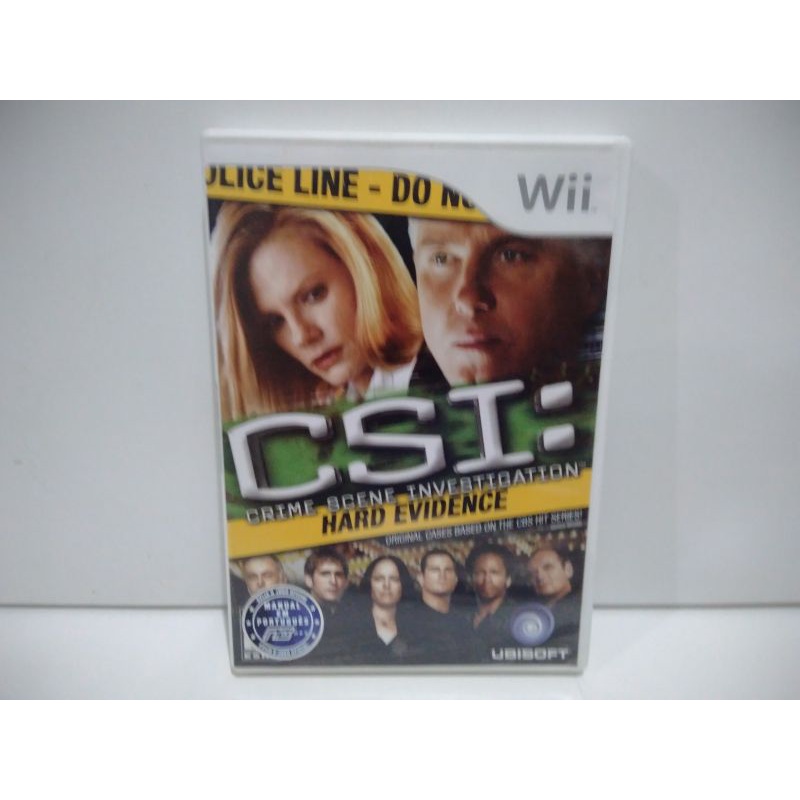 CSI Hard Evidence Original para Nintendo Wii | Shopee Brasil