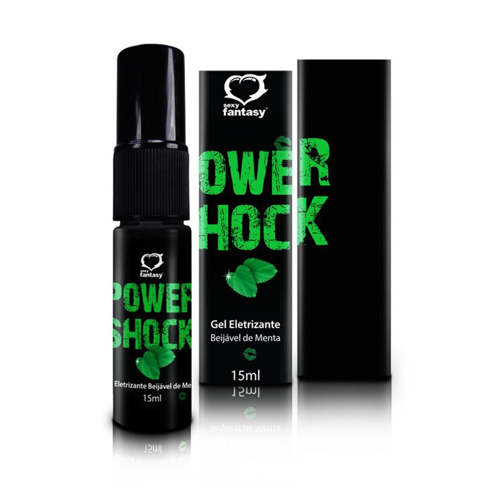 Gel Eletrizante Power Shock Menta 15g Sexy Fantasy | Shopee Brasil
