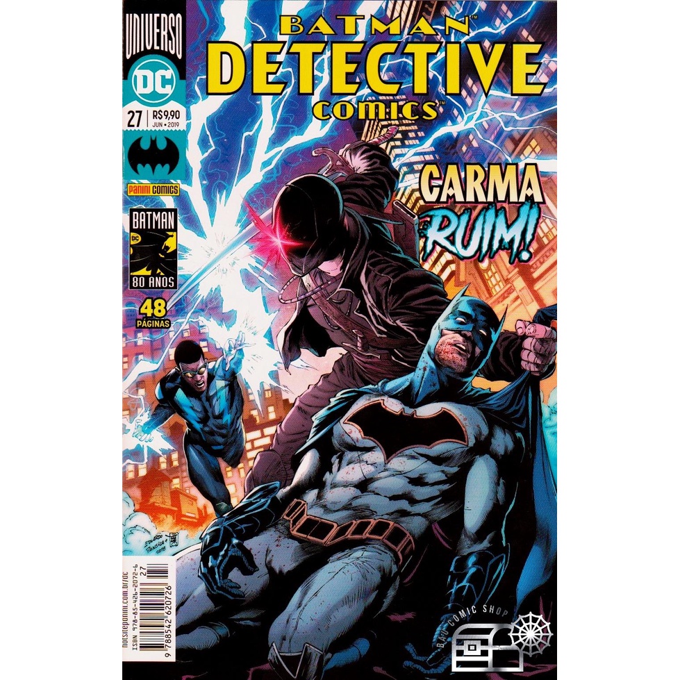 Detective Comics 27 (Editora Panini 2019) Batman 80 Anos - Novo e ...