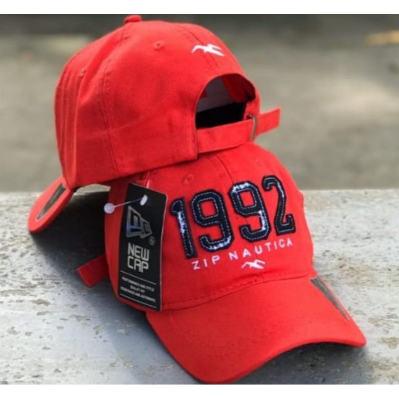 Boné Zip Náutica Horizontal Linha Premium Aba Curva | Shopee Brasil