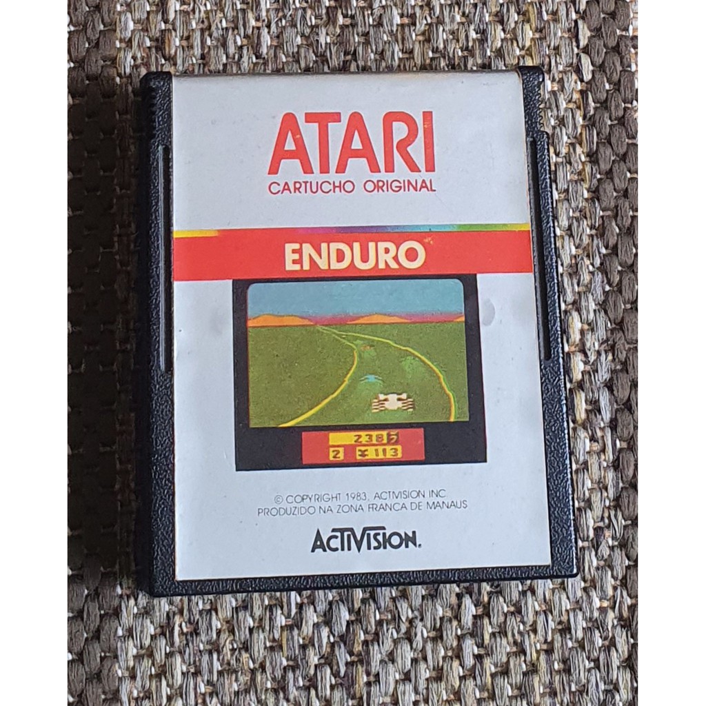 Fita Atari Enduro cartucho original | Shopee Brasil