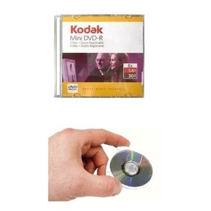 Mini Dvd-r Kodak 8x 1.4 Gb 30 Min C/ Caixinha Acrilica. | Shopee Brasil