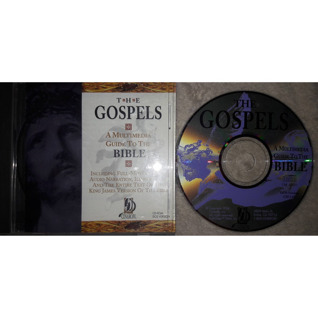 CD-ROM ORIGINAL THE GOSPELS – A MULTIMEDIA GUIDE TO THE BIBLE ...