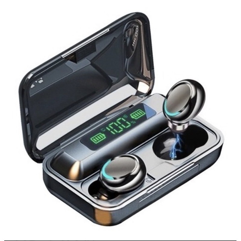 Fone De Ouvido Sem Fio Bluetooth Tws F9 V5.0 Prova D'agua | Shopee Brasil