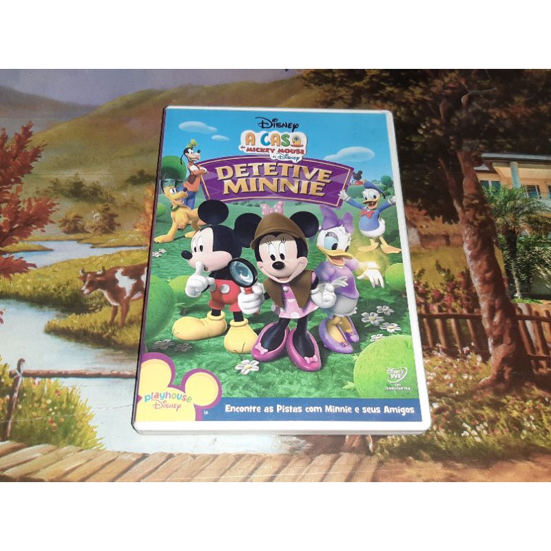 Mickey Mouse Clubhouse Detective Minnie DVD A Casa Do Mickey Mouse