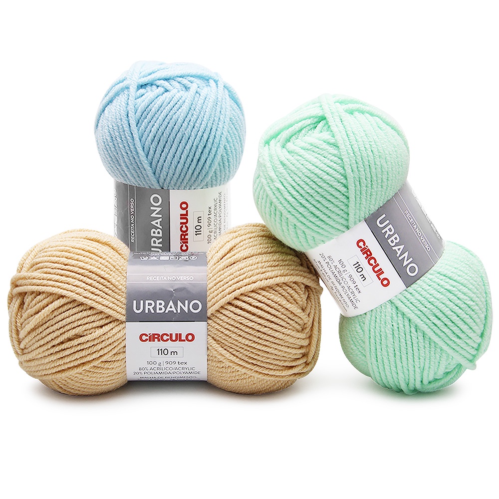 Fio Urbano Circulo 100g 110mts Tex 909 Crochê E Tricô | Shopee Brasil