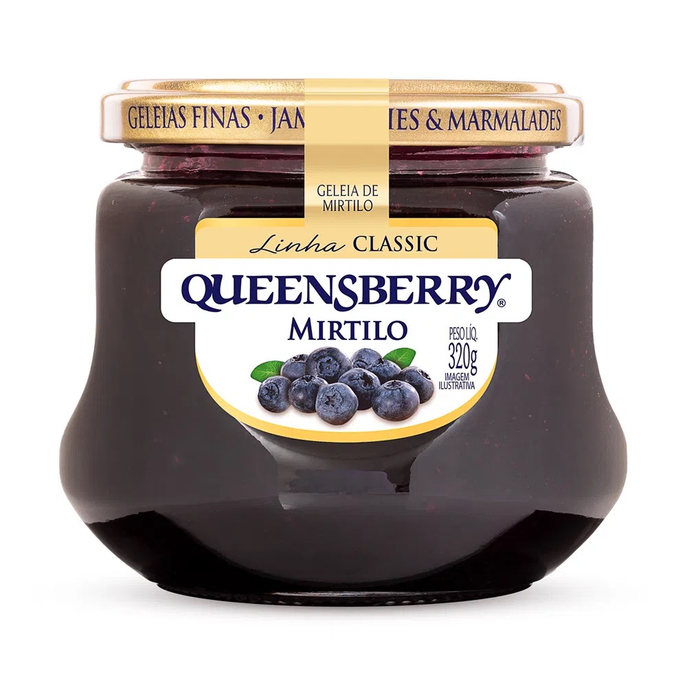 Geleia de Mirtilo Queensberry Classic 320g | Shopee Brasil