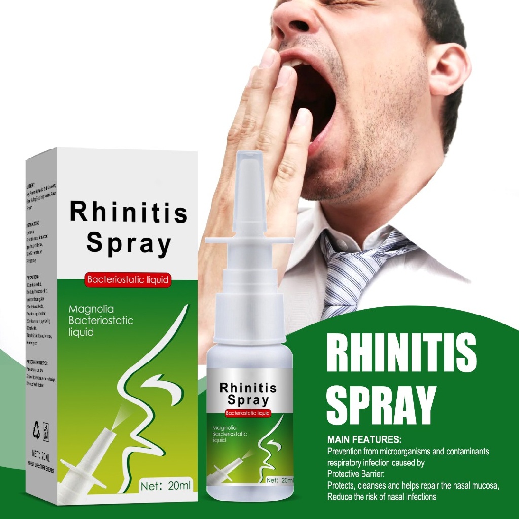 Spray De Ervas Nasais 20ml De Rinite Coceira No Nariz Tratamento ...