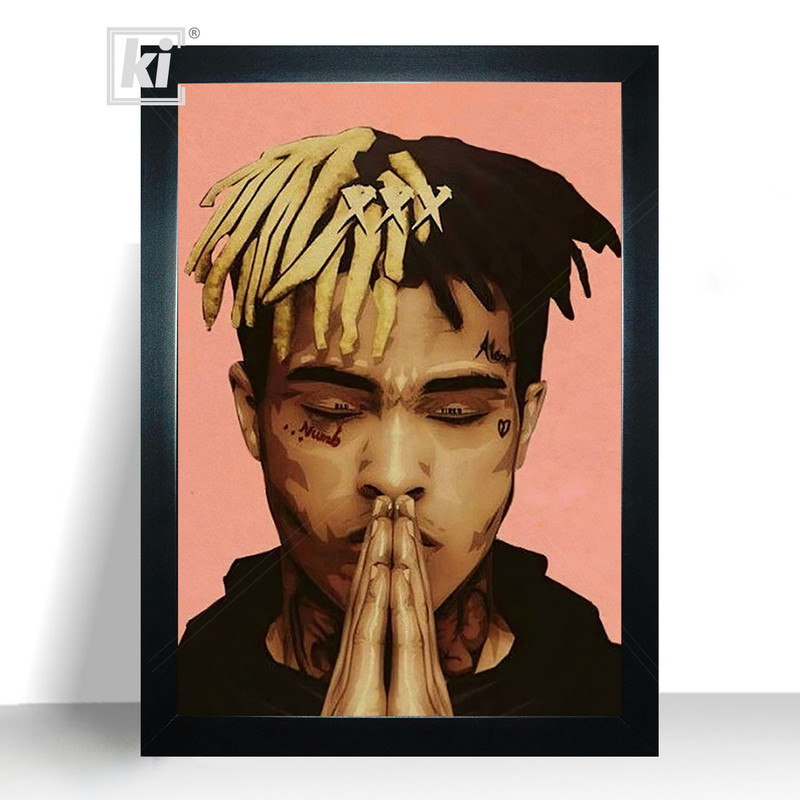 Quadro Poster Moonlight Rapper Xxxtentacion moldura 44x32cm | Shopee Brasil