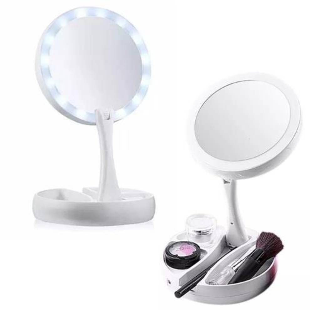 Espelho Redondo de mesa para Maquiagem com LED | Shopee Brasil Espelho Redondo de mesa para Maquiagem com LED | Shopee Brasil