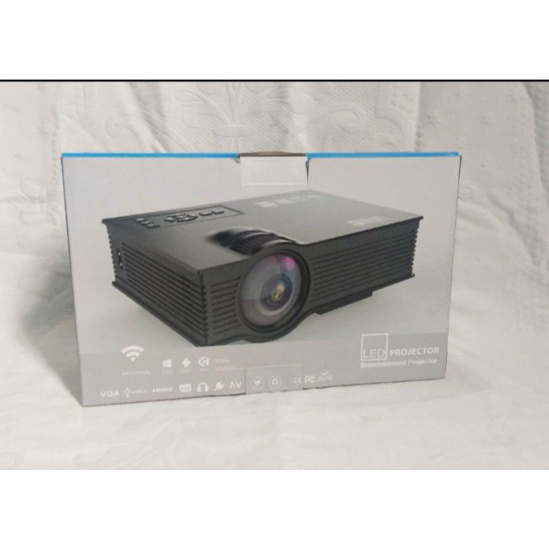 Projetor Uc68 Hdmi 1800 Lumens Cinema em Casa, Wi-fi. Led Project ...