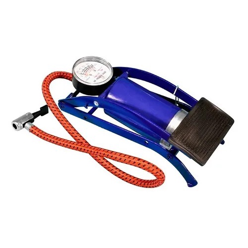 Bomba De Pedal Para Encher Pneus Bike Moto Bolas - Escorrega o Preço
