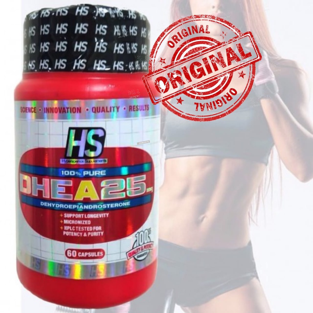 DHEA 25mg - 60 cápsulas - HS | Shopee Brasil