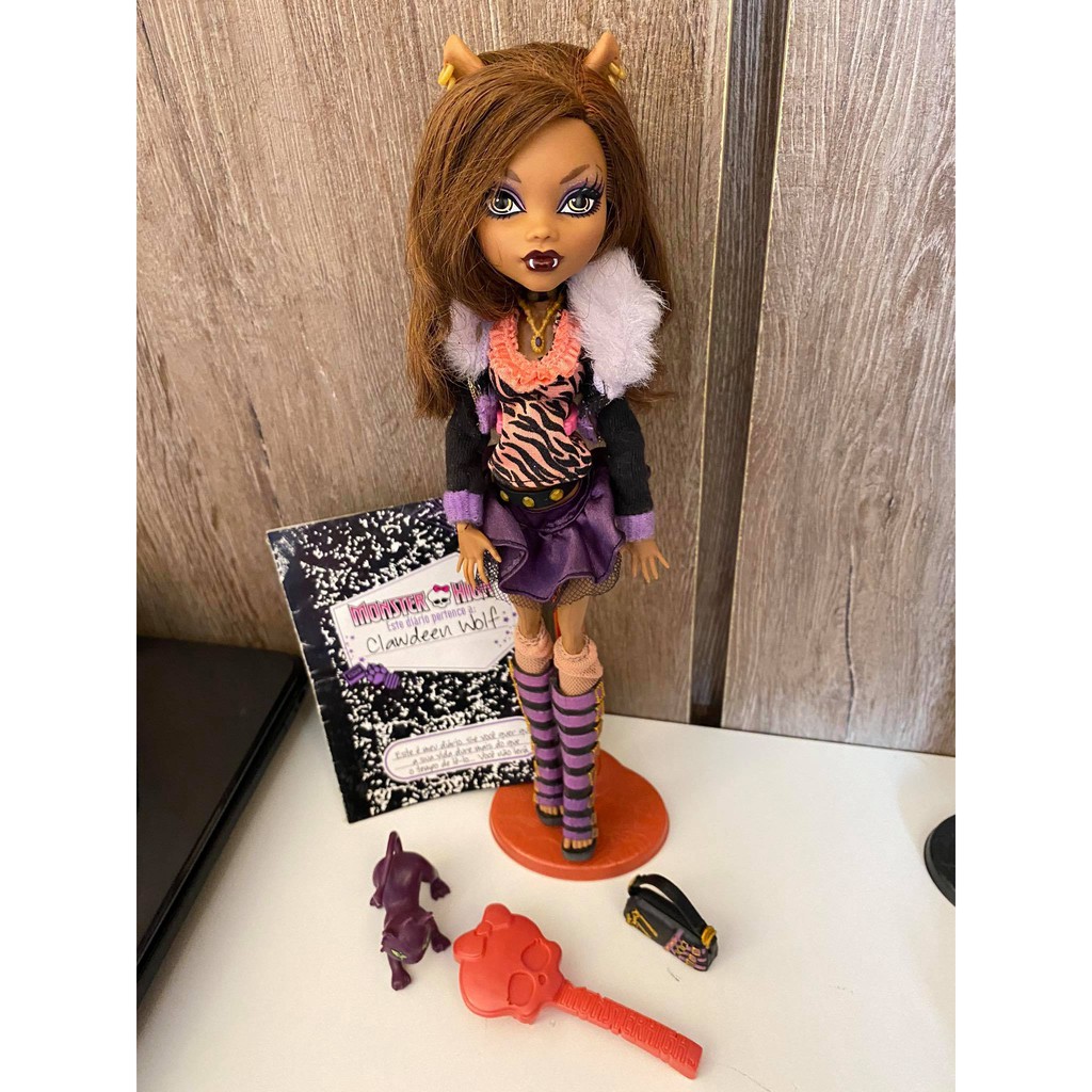 Monster High Doll Clawdeen Wolf Wave 1 | Shopee Brasil