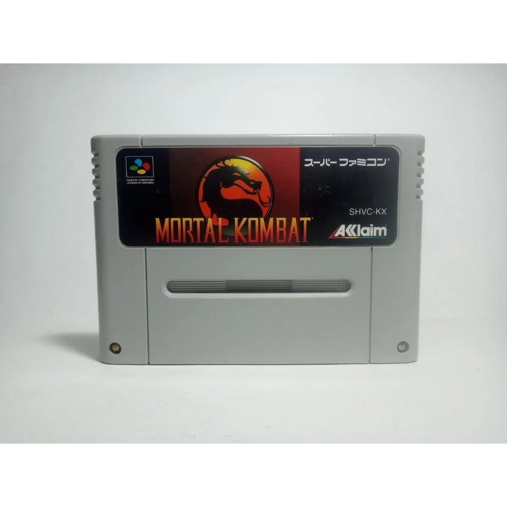 Mortal Kombat - Original - Cartucho para Super Nintendo e Super Famicom SFC | Shopee Brasil