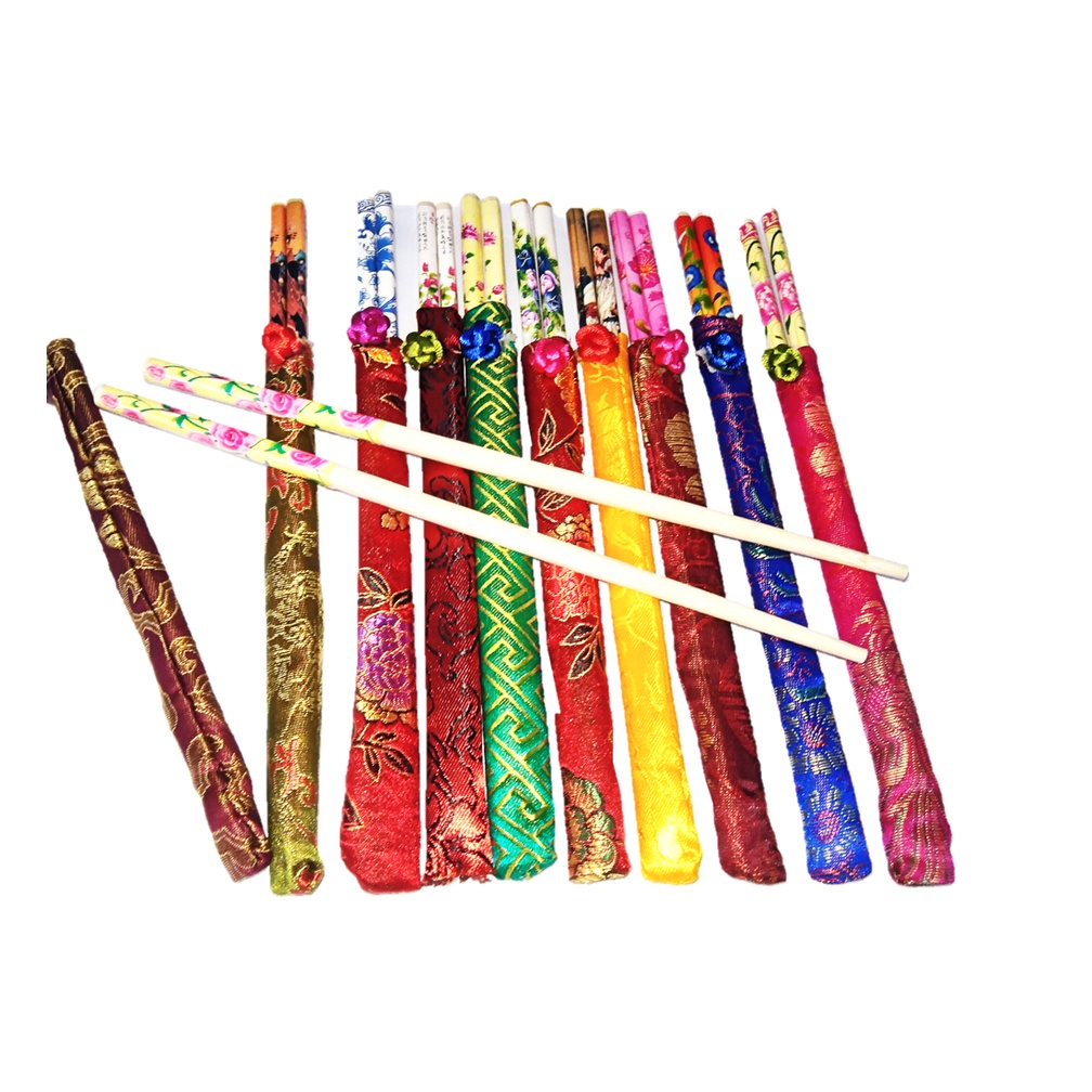 Hashi C\10 Pares Decorado E Estojo Individual | Shopee Brasil