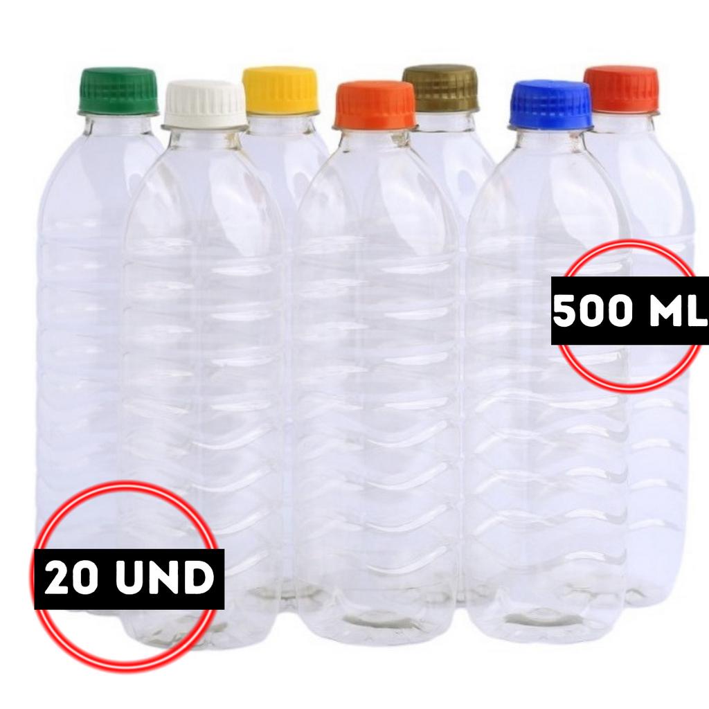 Garrafa Frasco Pet 500ml Descartável Caldo de cana Suco Delivery BPA FREE | Shopee Brasil