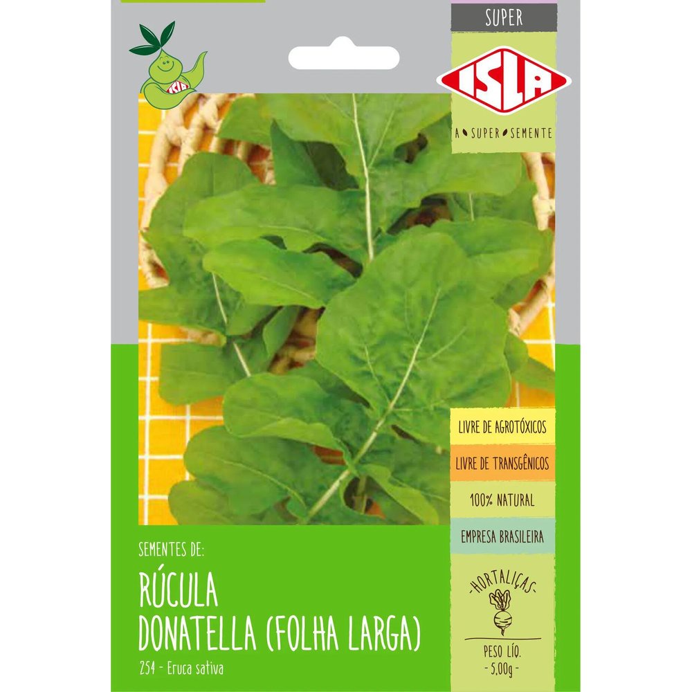 Semente Rúcula Donatella (Folha Larga) 8g - Isla | Shopee Brasil