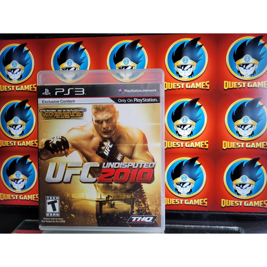 UFC Undisputed 2010 PS3 Original - Mídia Física (Usado) | Shopee Brasil