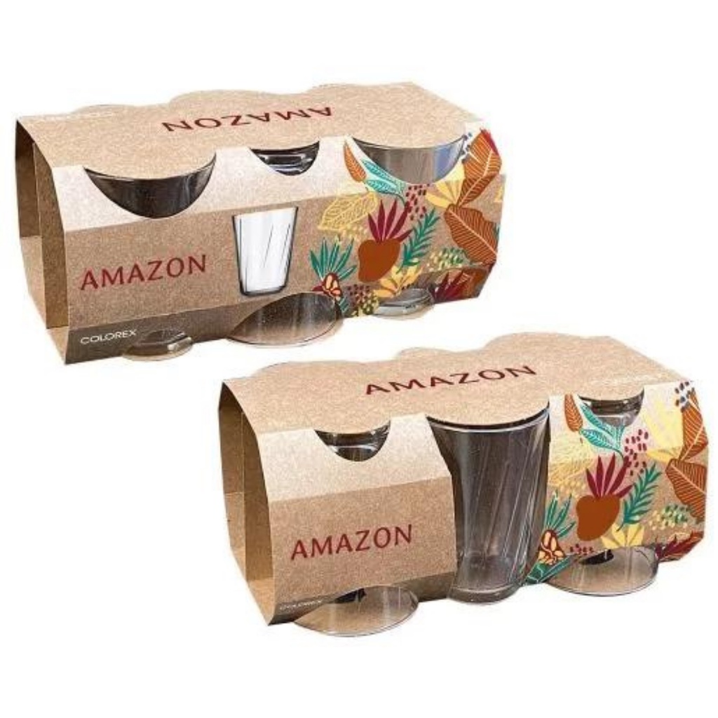 Jogo de Copo Amazon Multiuso 190ml 12 Unidades Nadir Figueiredo suco, chá, refrigerante, café ...
