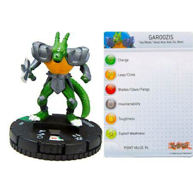 Garoozis #026 (Uncommon) - Miniatura Yugioh Heroclix Series 1 + Card ...