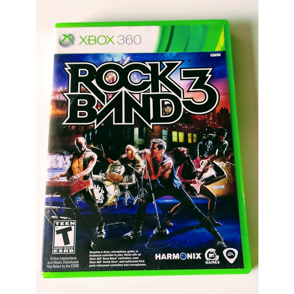 Rock Band 3 Xbox 360 Mídia Física Original | Shopee Brasil