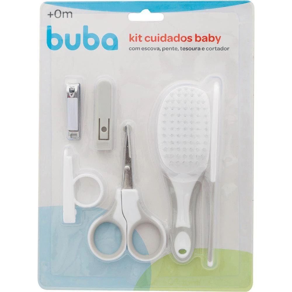 Kit Cuidados C/ o Bebe Cinza Buba | Shopee Brasil