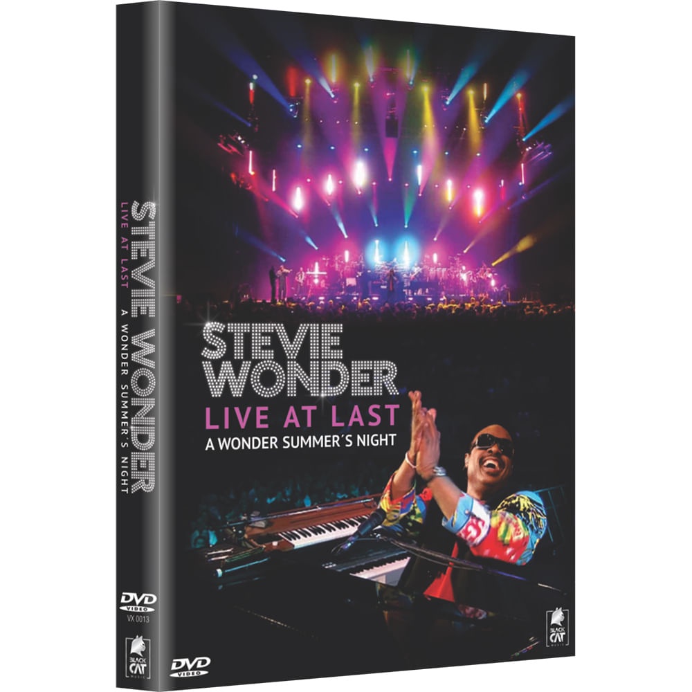 Dvd Stevie Wonder - Live At Last Wonder Summer's Night - (Novo/Lacrado ...
