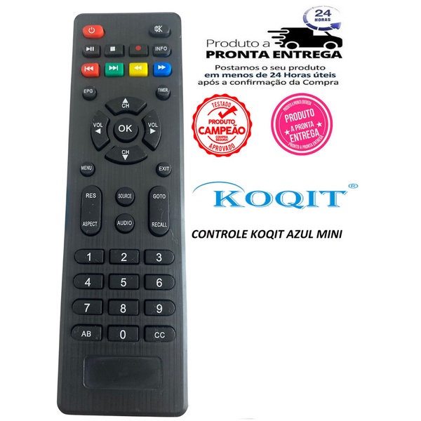 Controle Koqit K1 Mini Azul Pronta Entrega | Shopee Brasil
